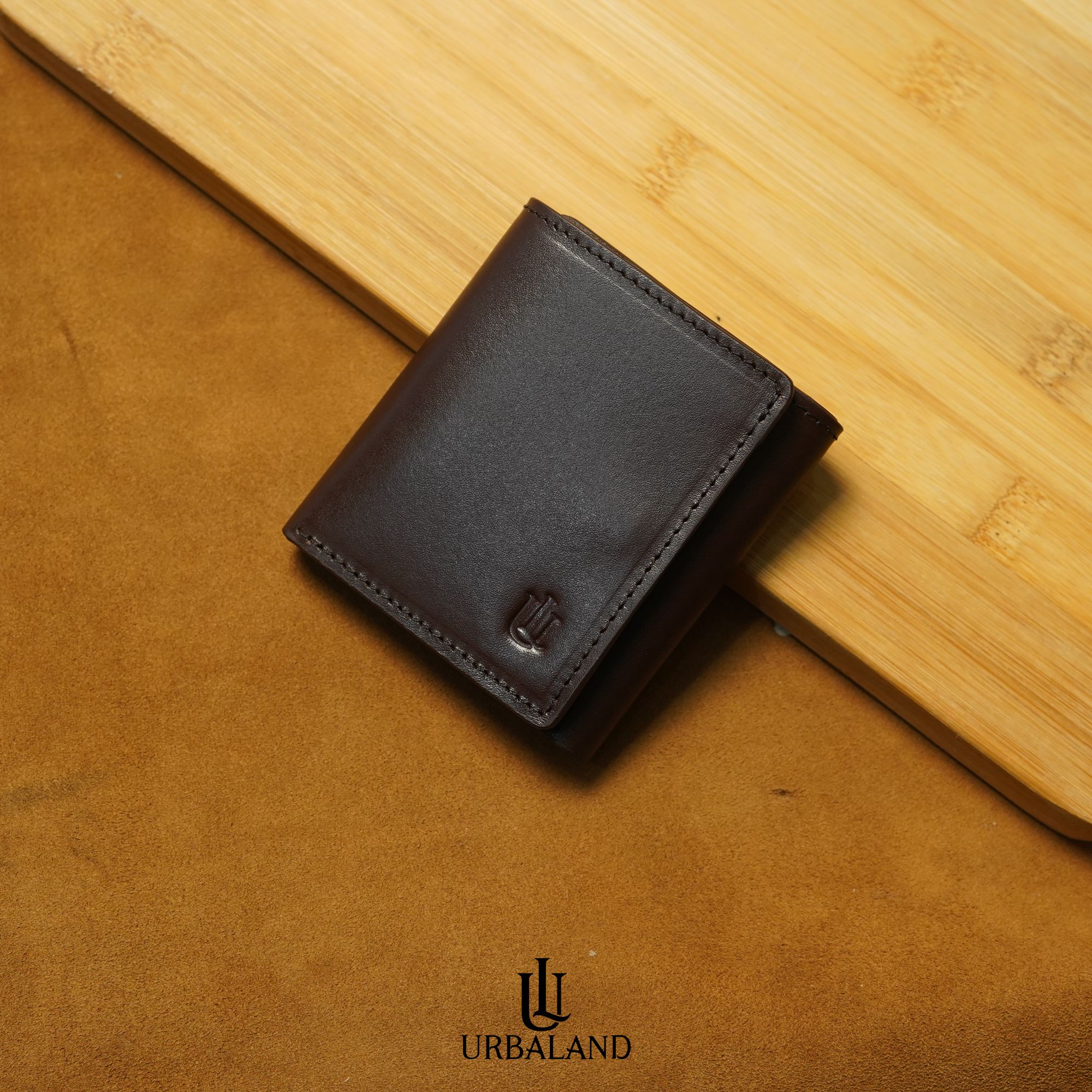 Edro Trifold Wallet Chocolate - Urbaland BD